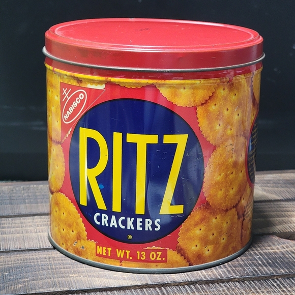 Nabisco | Accents | Vintage Ritz Cracker Tin Home Or Restaurant Decor ...